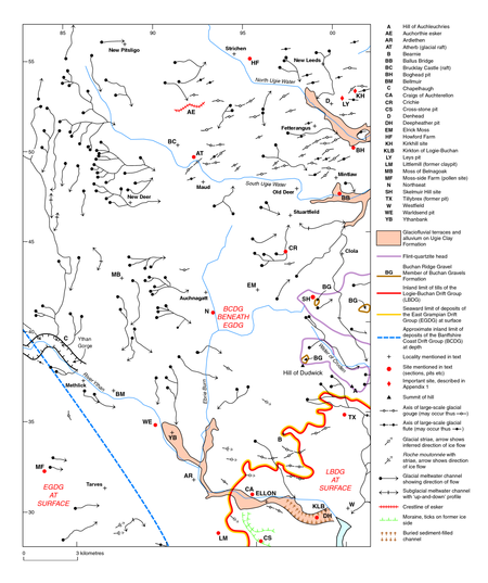 Glaciolacustrine deposits, Quaternary, Cainozoic of north-east Scotland ...